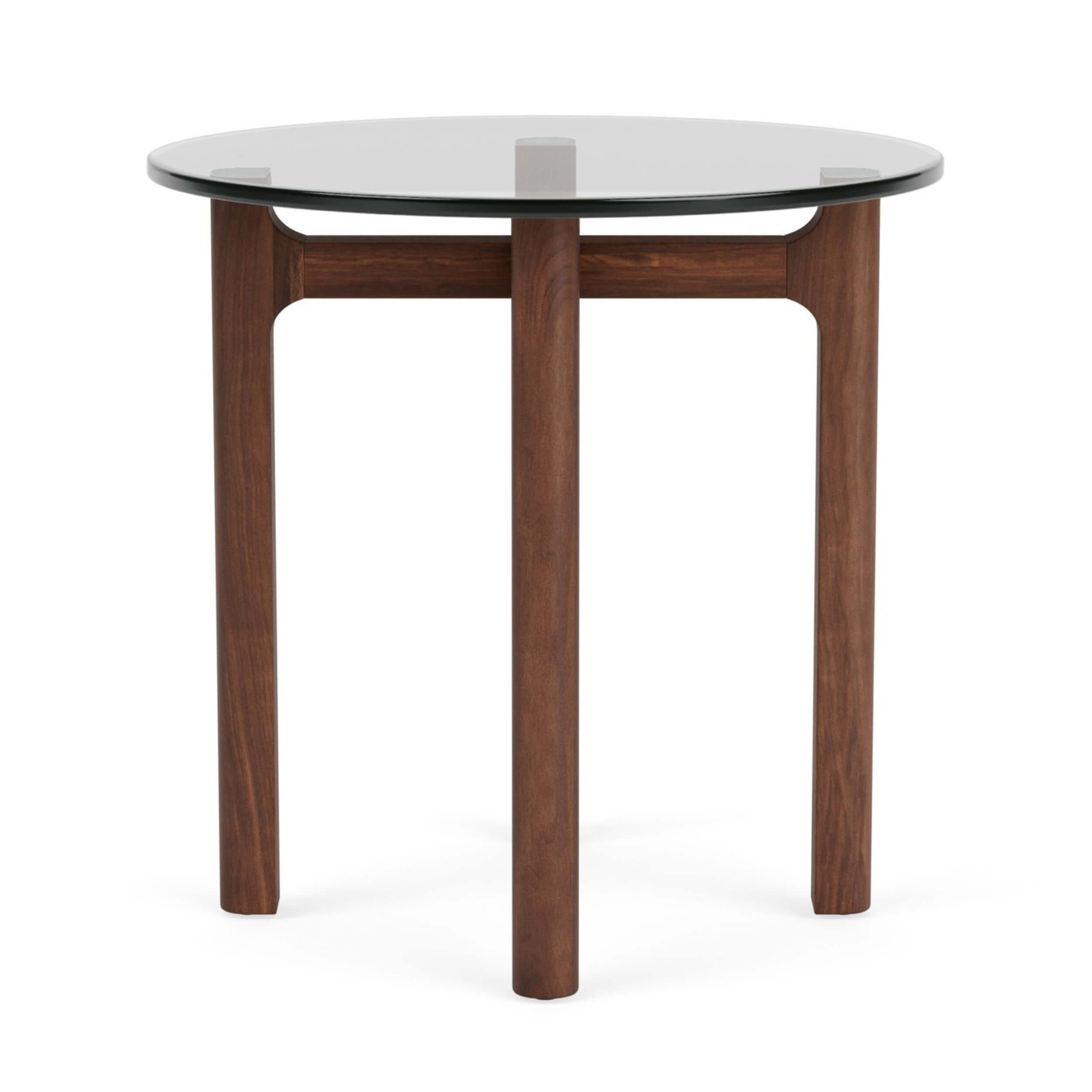 Place Round End Table | Round Glass Accent Table | EQ3